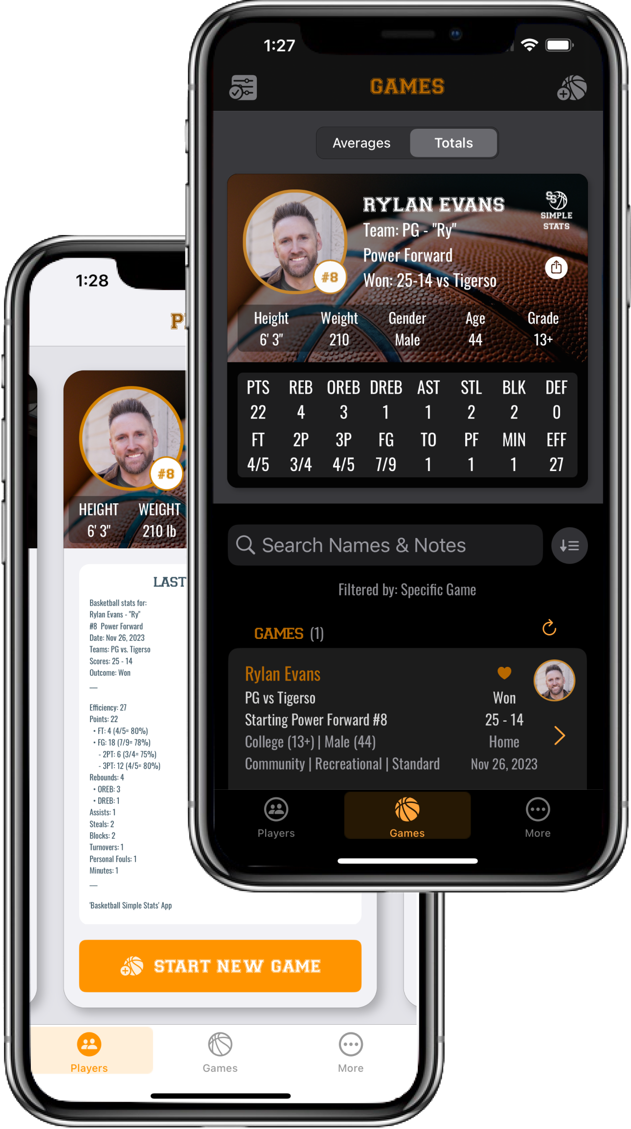 Home - Sports Simple Stats